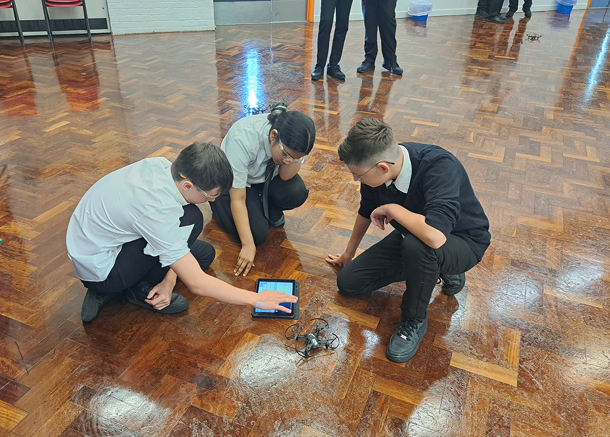 The Basildon Upper Academy - Engineering Students Enjoy Drone Coding ... The Basildon Upper Academy - Engineering Students Enjoy Drone Coding ...